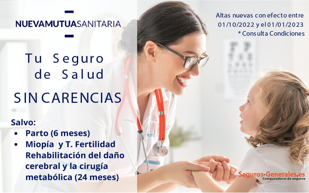 Promoción del seguro de salud con NUEVAMUTUASANITARIA - Seguros y Reaseguros